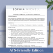 ATS-Friendly Compatible Resume Template | Executive Professional CV Re ...