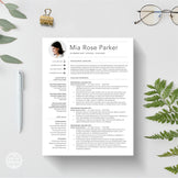 Teacher Resume with Photo | Educator CV Templates | Teaching Resume Pi ...