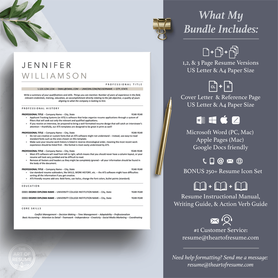 Best ATS-Compatible Resume Templates in 2024 – The Art of Resume