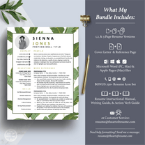 Creative Resume Templates | Floral Resume | Tropical Tiki Resume – The ...