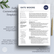 Professional Navy Blue Resume Template Design | Free Cover Letter – The ...