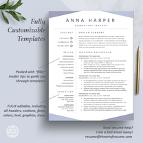 Teacher Resume Template | Teaching Educator CV – The Art of Resume