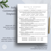 ATS Friendly Resume CV Template, ATS Curriculum Vitae (Application Tra ...