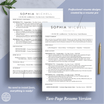 ATS-Friendly Compatible Resume Template | Executive Professional CV Re ...