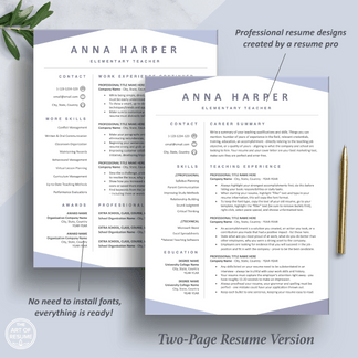 Teacher Resume Template | Teaching Educator CV – The Art of Resume