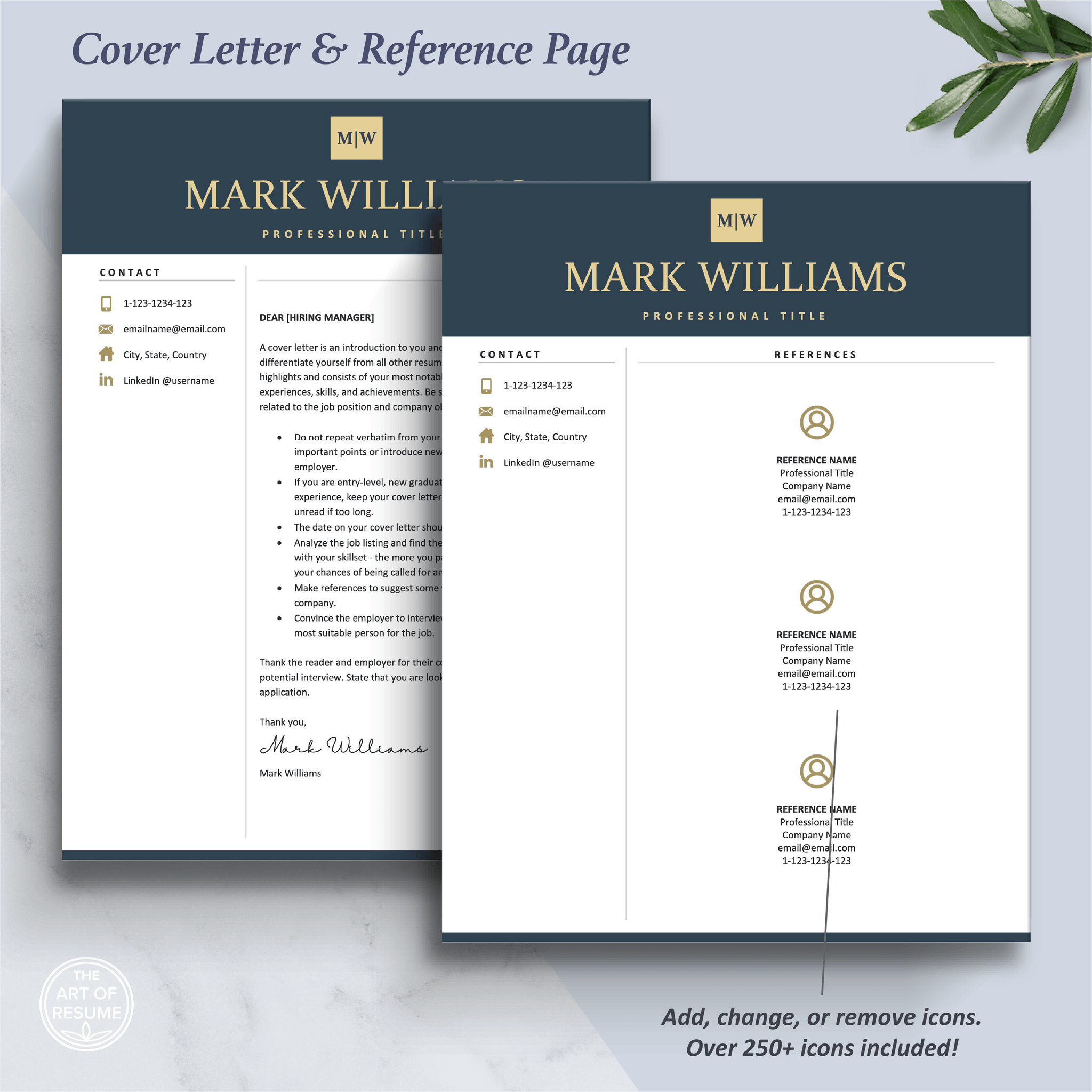 Free Resume Templates, Free Writing Guide, Resume Bundle – The Art of ...