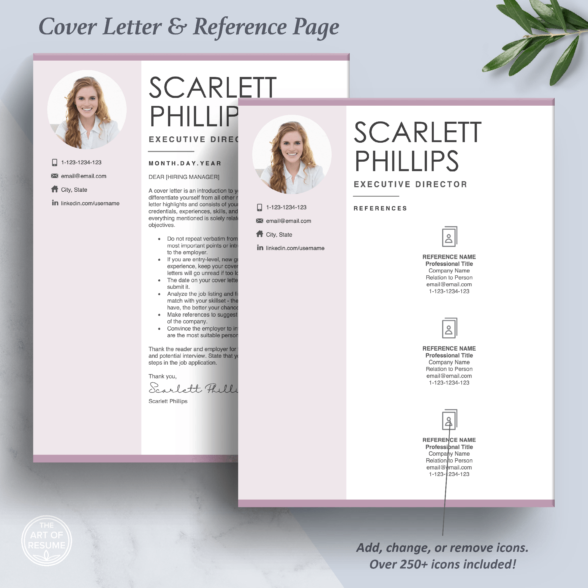 Creative Resume CV Template with Profile Picture (2026) – The Art of Resume