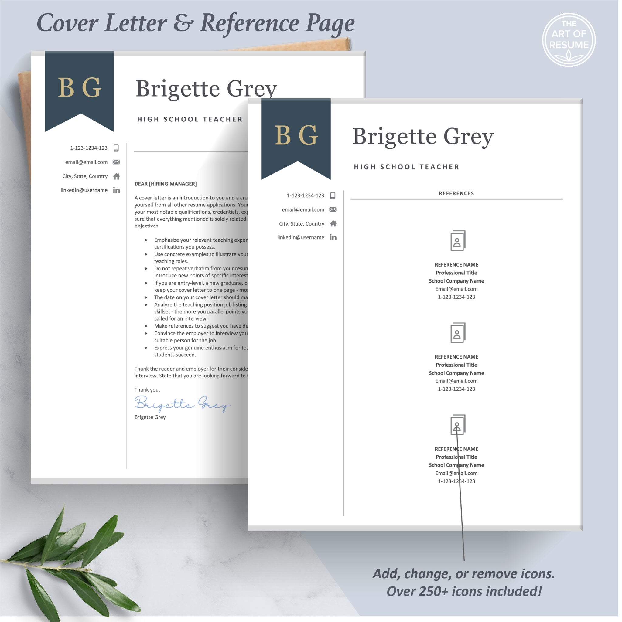 Teacher Resume Template | CV Design | Teaching, Educator, Principal ...